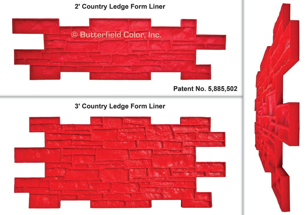 Shop Country Ledge Form Liner | Metropolitan Materials