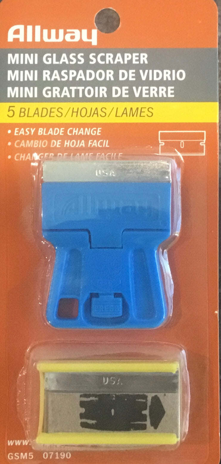 Mini Glass Scraper — Metropolitan Materials
