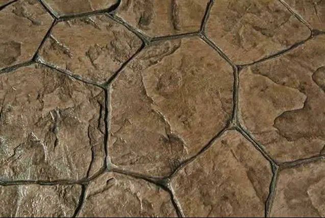 Random Stone Stamped Concrete Stunning Decorative Concrete Ideas For